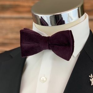 Groomsland | Accessories | Mens Velvet Formal Party Pretied Bow Tie ...